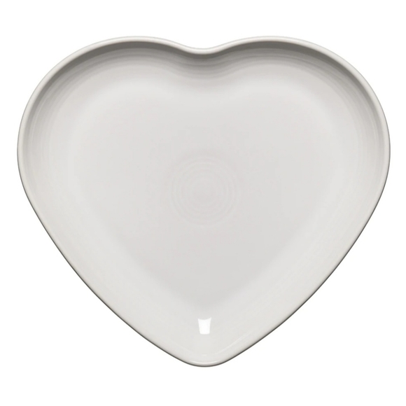 Fiesta | Dining | Fiesta White Heart Plate | Poshmark